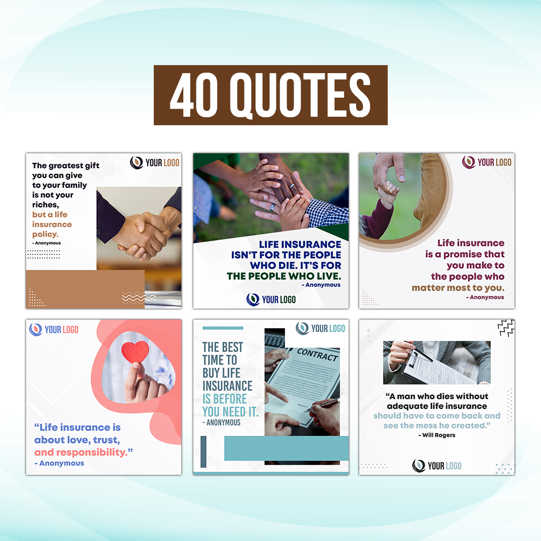200 Premium Life Insurance Posts for Social Media – Social Media Images