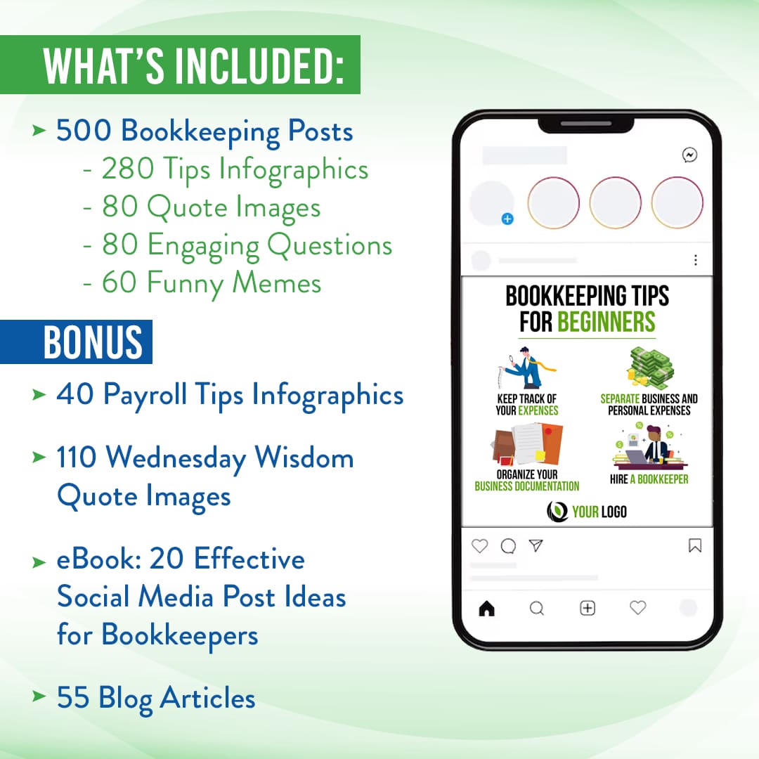 500 Bookkeeping Posts for Social Media – Social Media Images