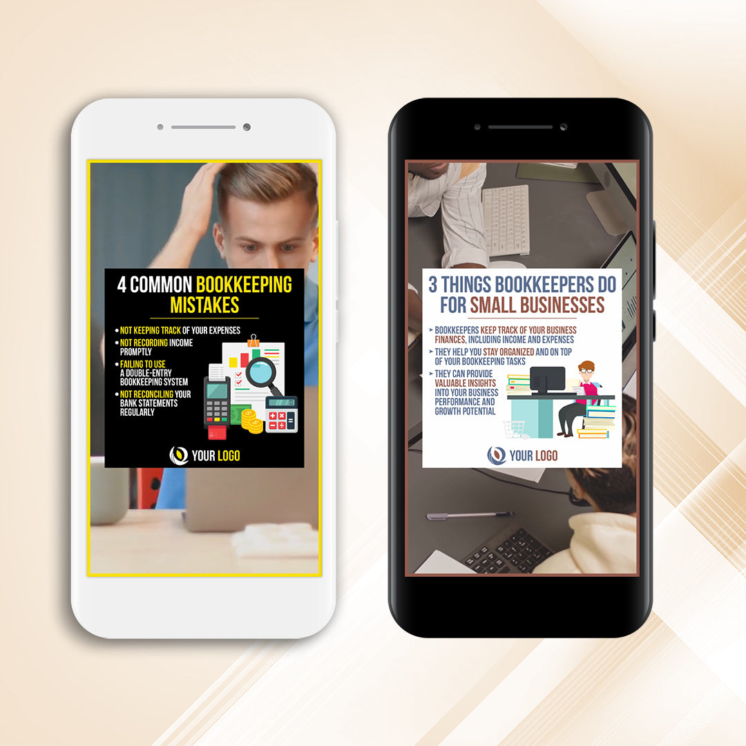 100 Instagram Reels Video Bookkeeping Tips Infographics – Social Media ...